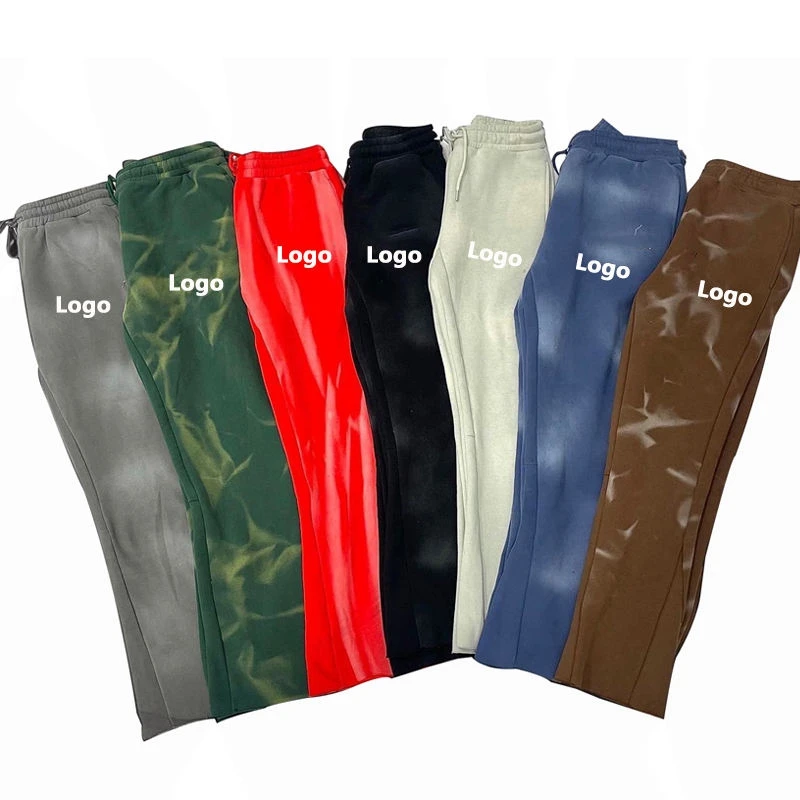 Oem Custom Unisex Flared Sweatpants Cotton Nylon Flare Track Pants Men ...