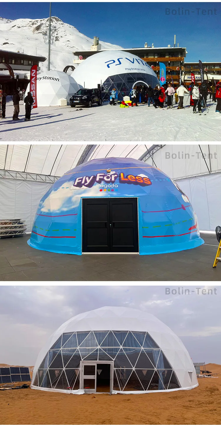 Thailand Customer Aluminium Geodesic Domo 360 Projection Dome Large ...