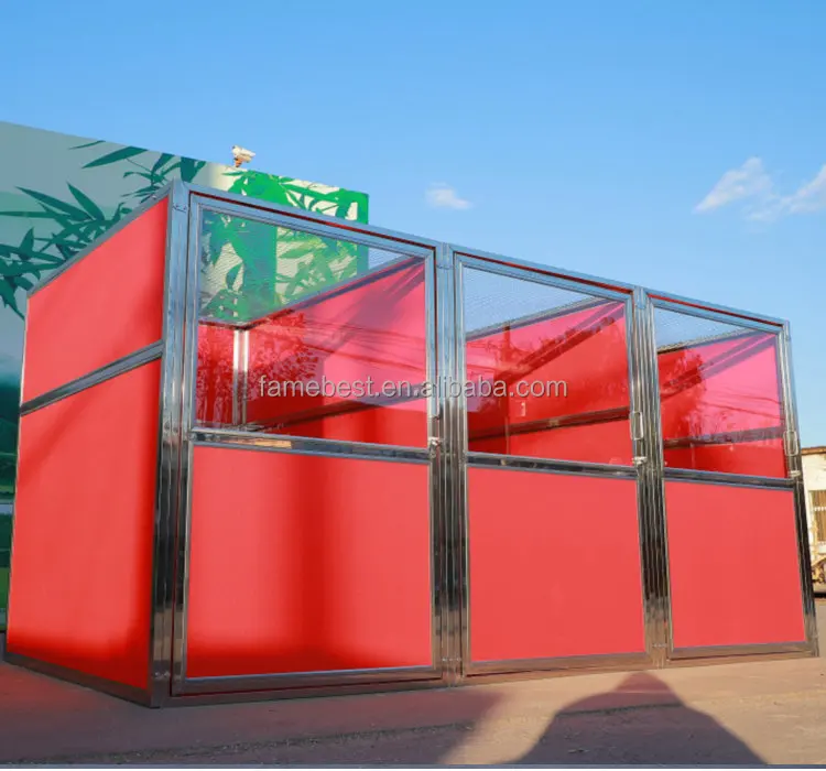 Stainless Steel Kennel Run System with Glass Gates K9 Kennels Luxury ...