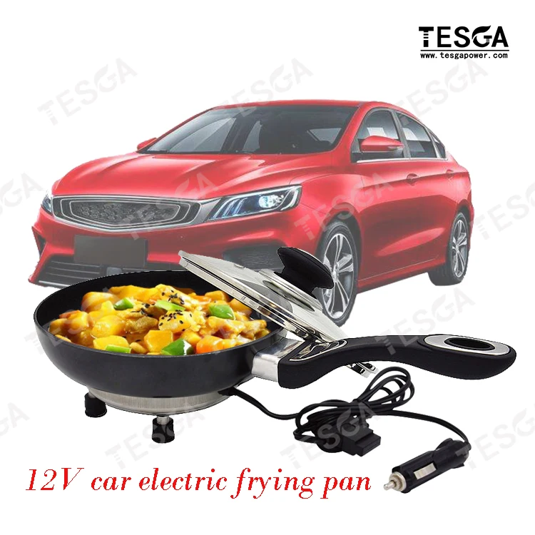 Car Electric Frying Pan For Car,Rv,Boat With Non-stick Coating - Buy ...