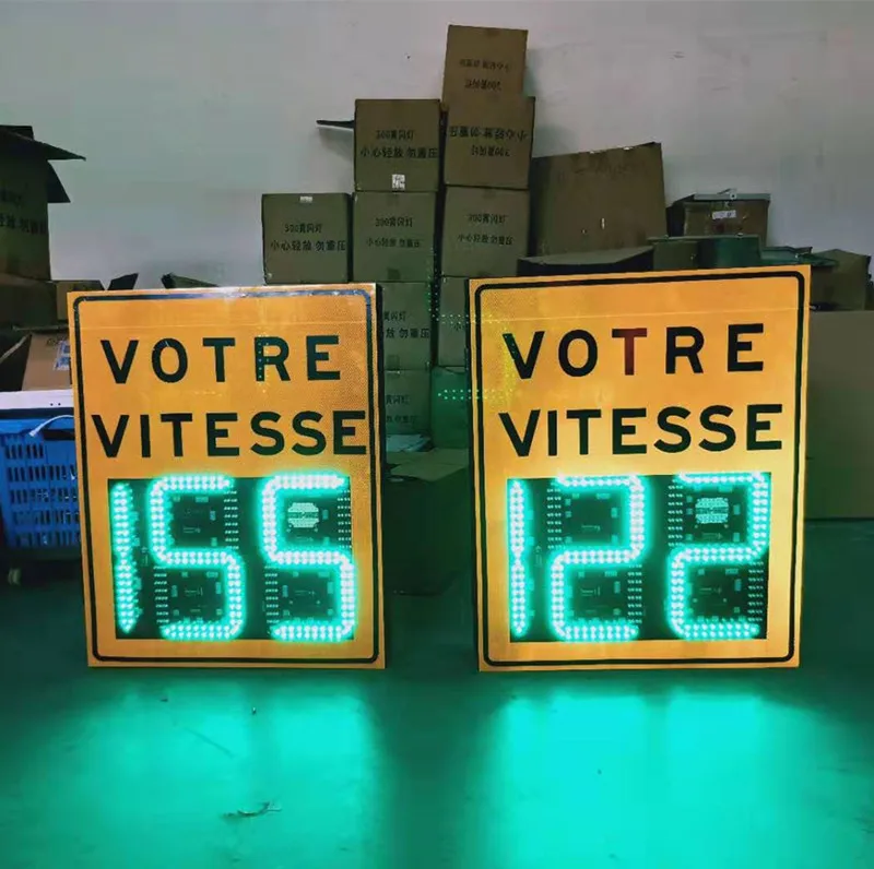 LED Solar Power Radar Speed Sign - Enhance Road Safety