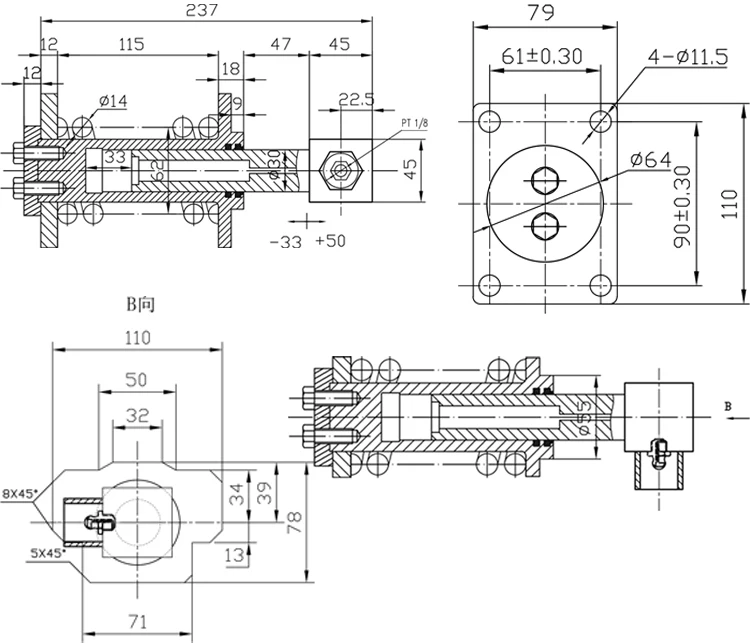 Pc200 Pc300 Excavator Track Adjuster Tension Assembly Oem Supplie ...