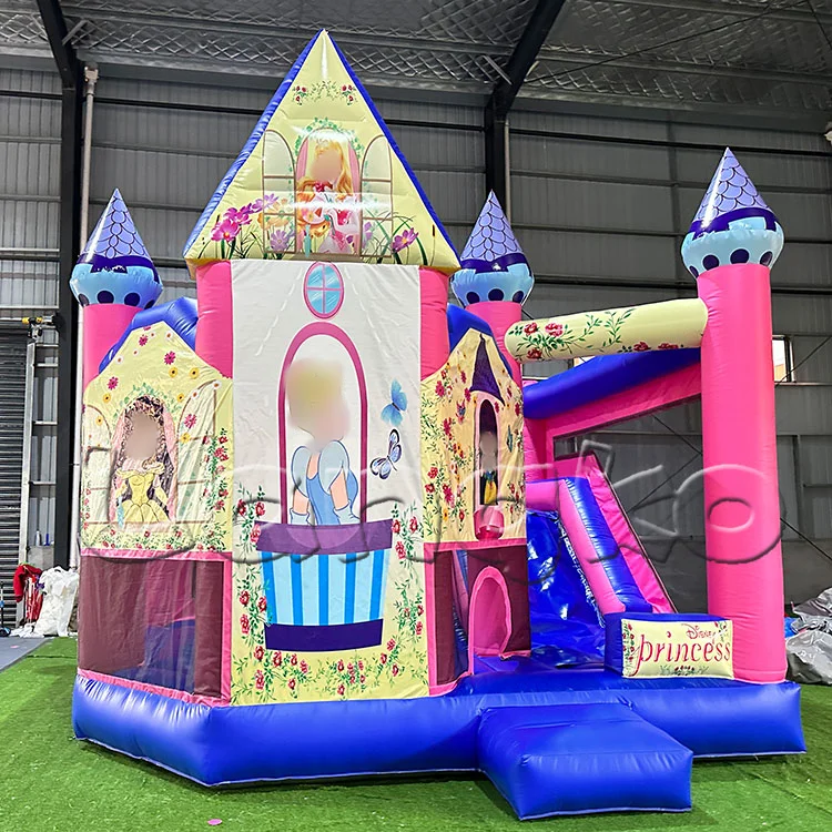 Princess Inflatable Combo Slide Bouncy Girls Jumper Party Equipment ...