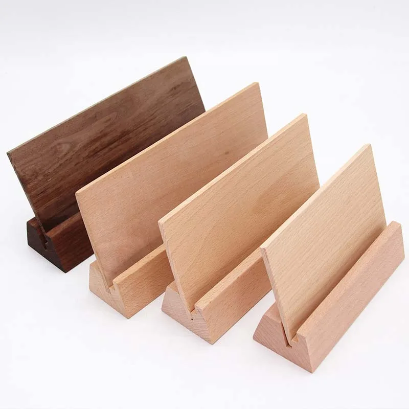 Wooden Card Stand Wooden Display Wooden Product For Price Label - Buy ...