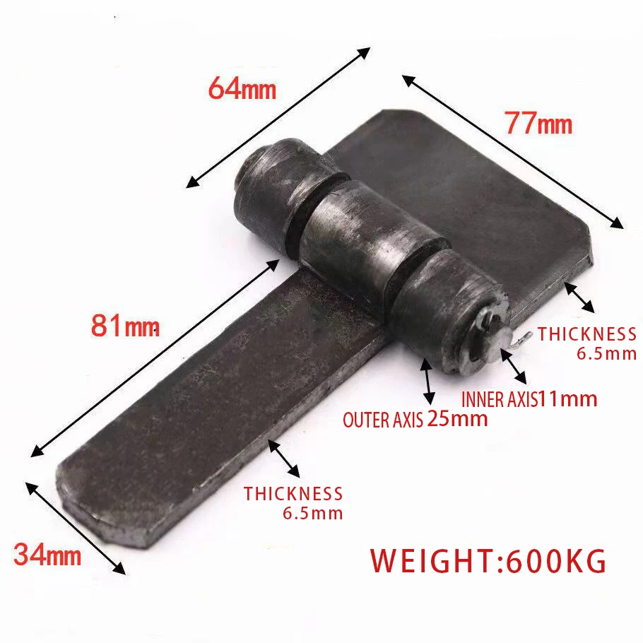 Heavy Duty T-Shape Welding Hinges for Vehicles - Durable Iron Door ...