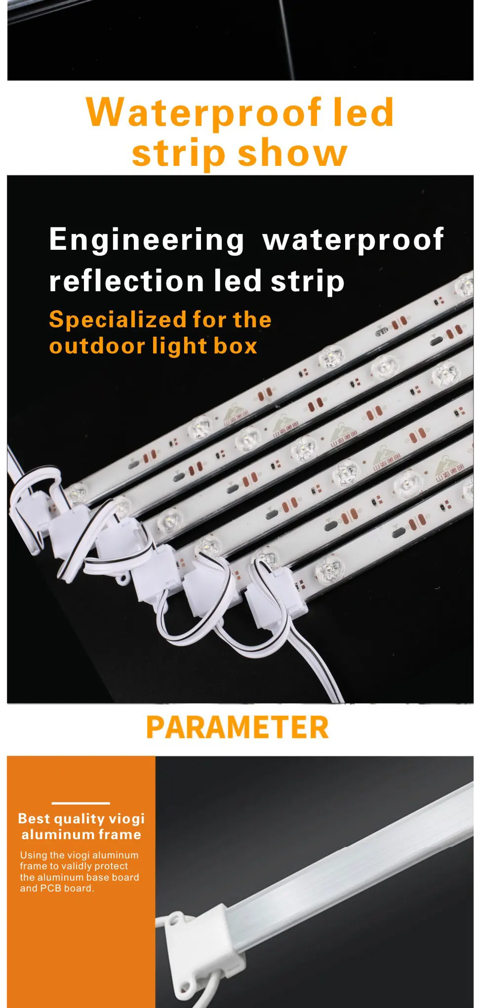 Aluminum Pcb Led Strip Light Led Strip Waterproof Led Strip with Lens ...