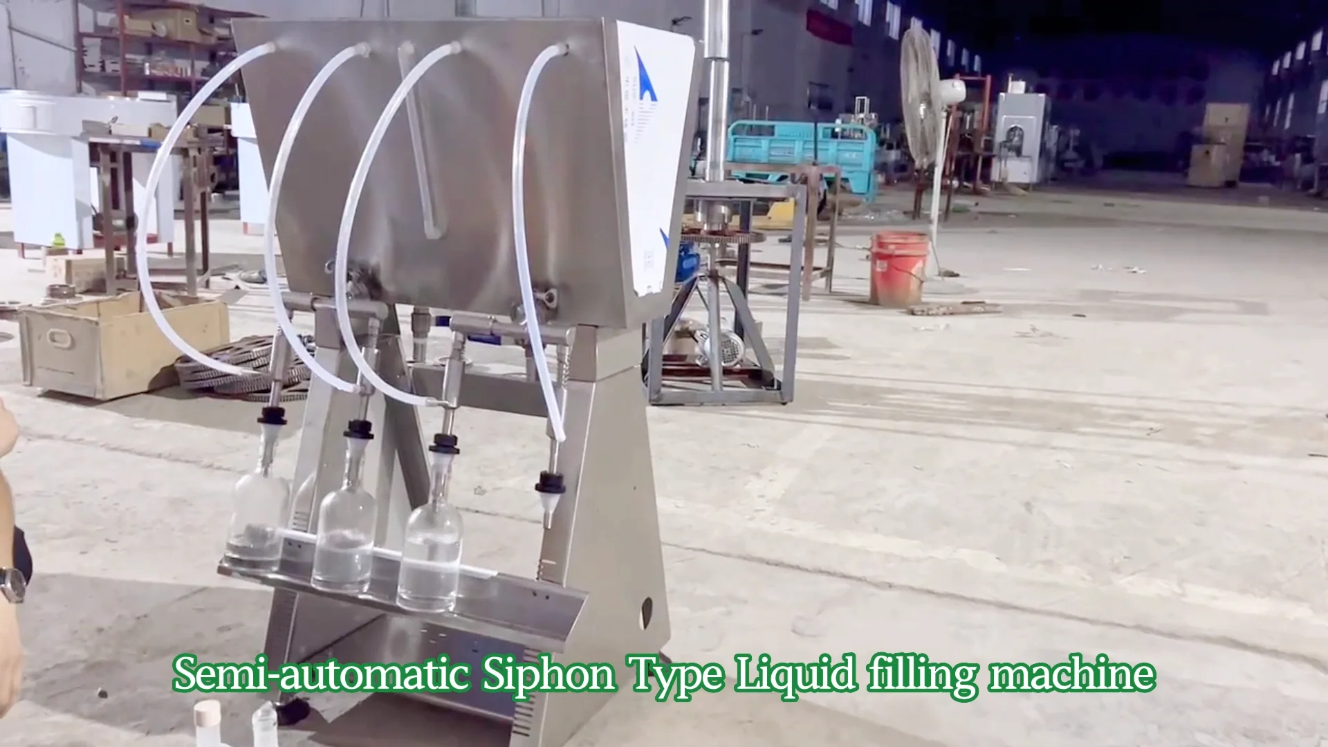 Hysn-l Negative Pressure Siphon Filling Machine Semi Automatic | Linear ...