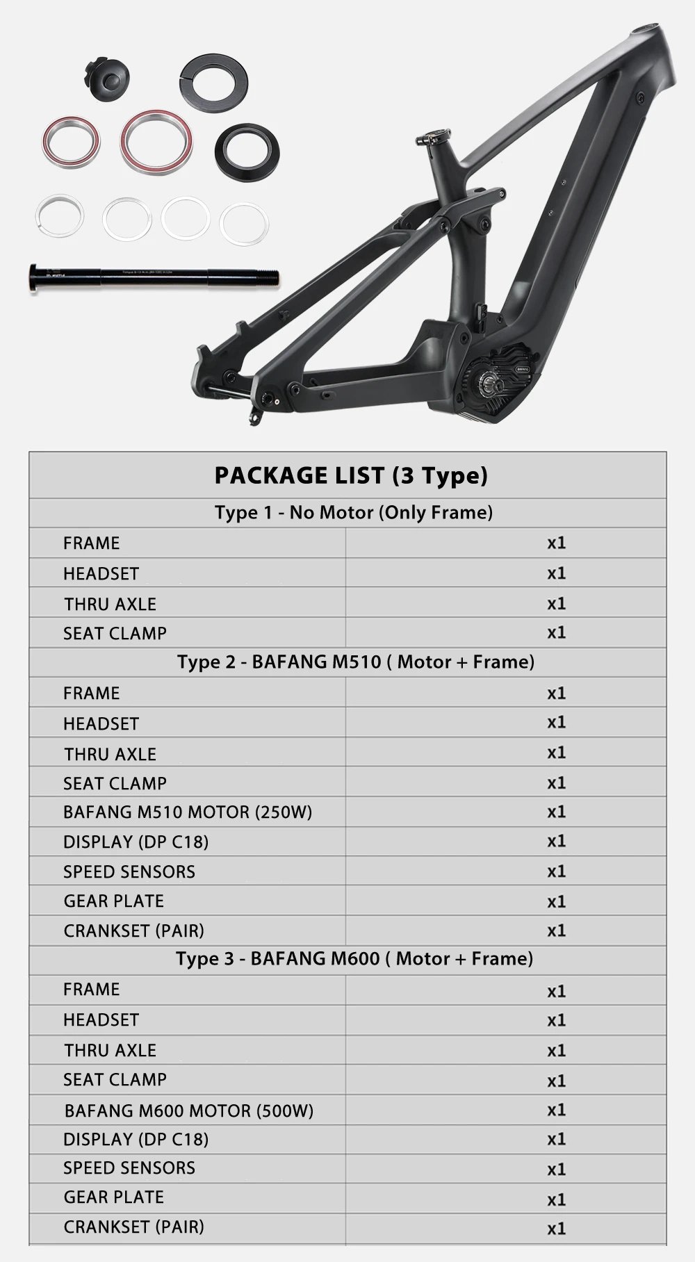 New Design Full Suspension Frame T800 Full Carbon Fiber Dual Suspension ...