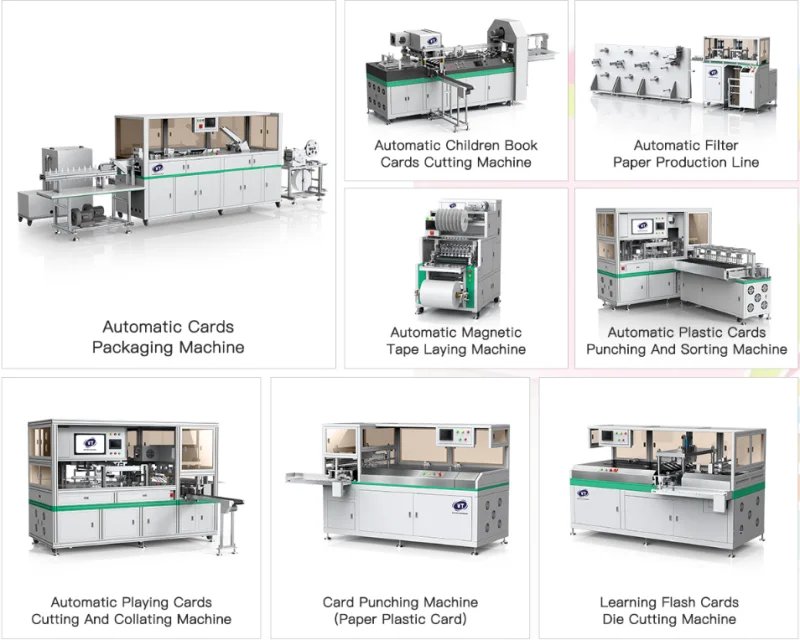 Automatic Playing Card Packing Paper Cartoon Game Card Wrapping Machine ...
