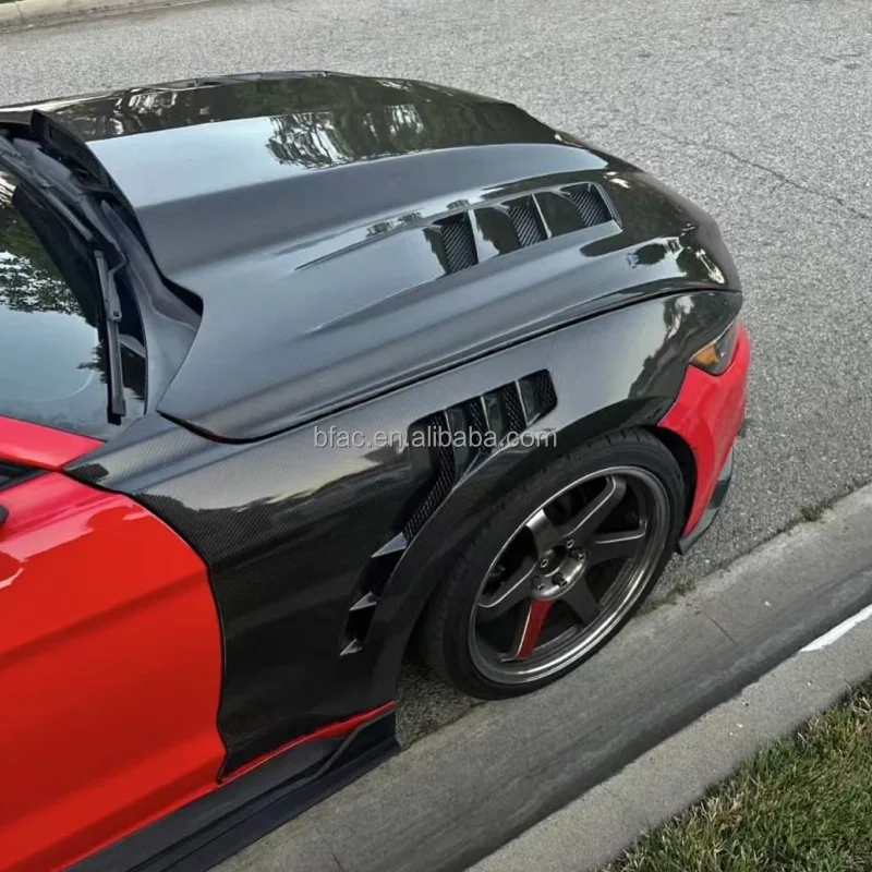 GTD Style Carbon Fiber Fender for 2015-2023 Mustangs