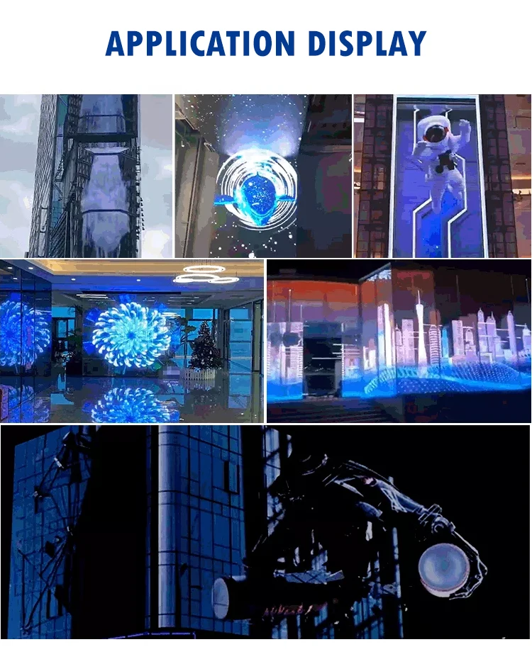 HOMEWELL Flexible Transparent LED Screen P6.25 - Slim Advertising ...