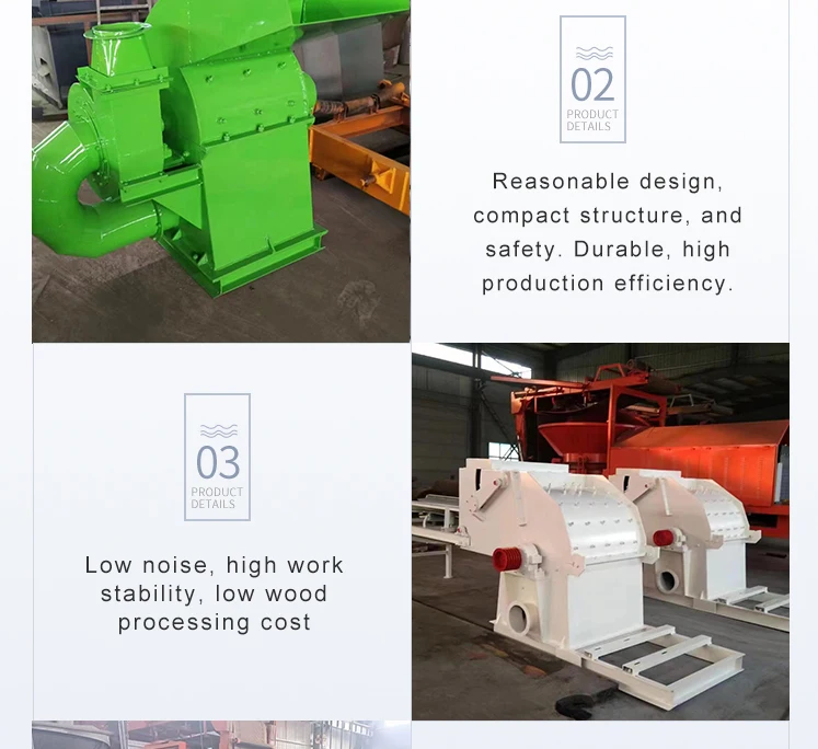 Fully Automatic Gasoline Wood Crusher Resource Recycling Tree Crushing ...