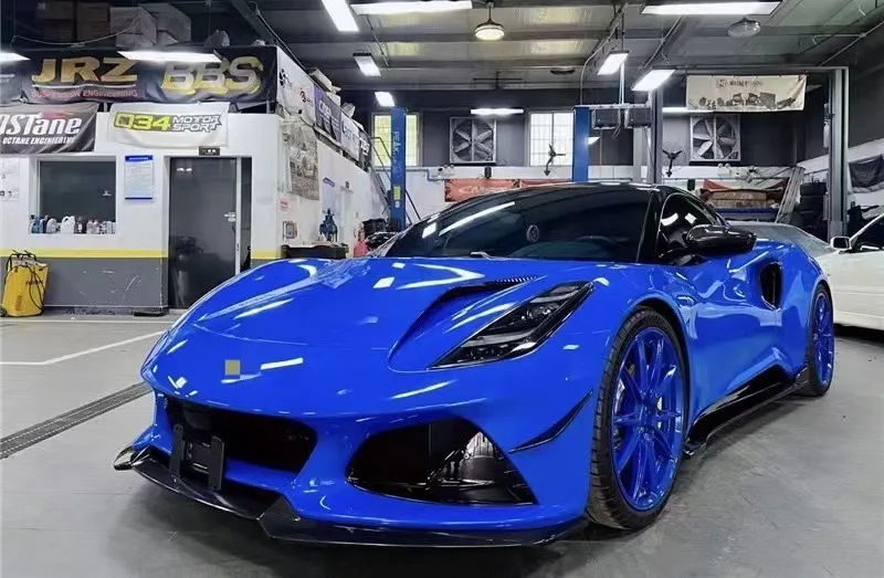 Carbon Fiber Body Kit For Lotus Emira Front Lip Diffuser Spoiler Hood ...