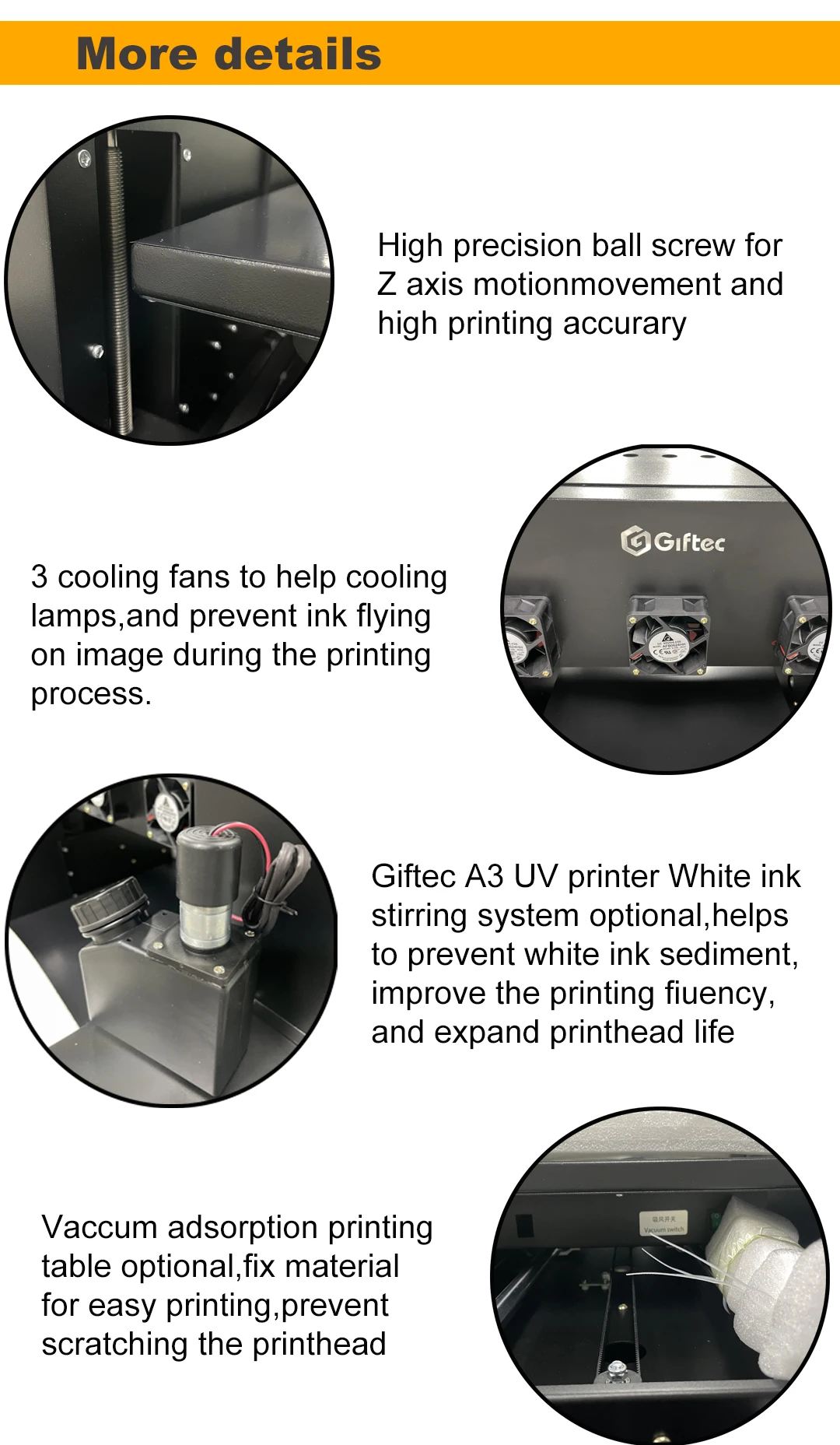 Giftec Entry Level Inkjet Printing Machine Automatic A4 A3 UV Flatbed ...
