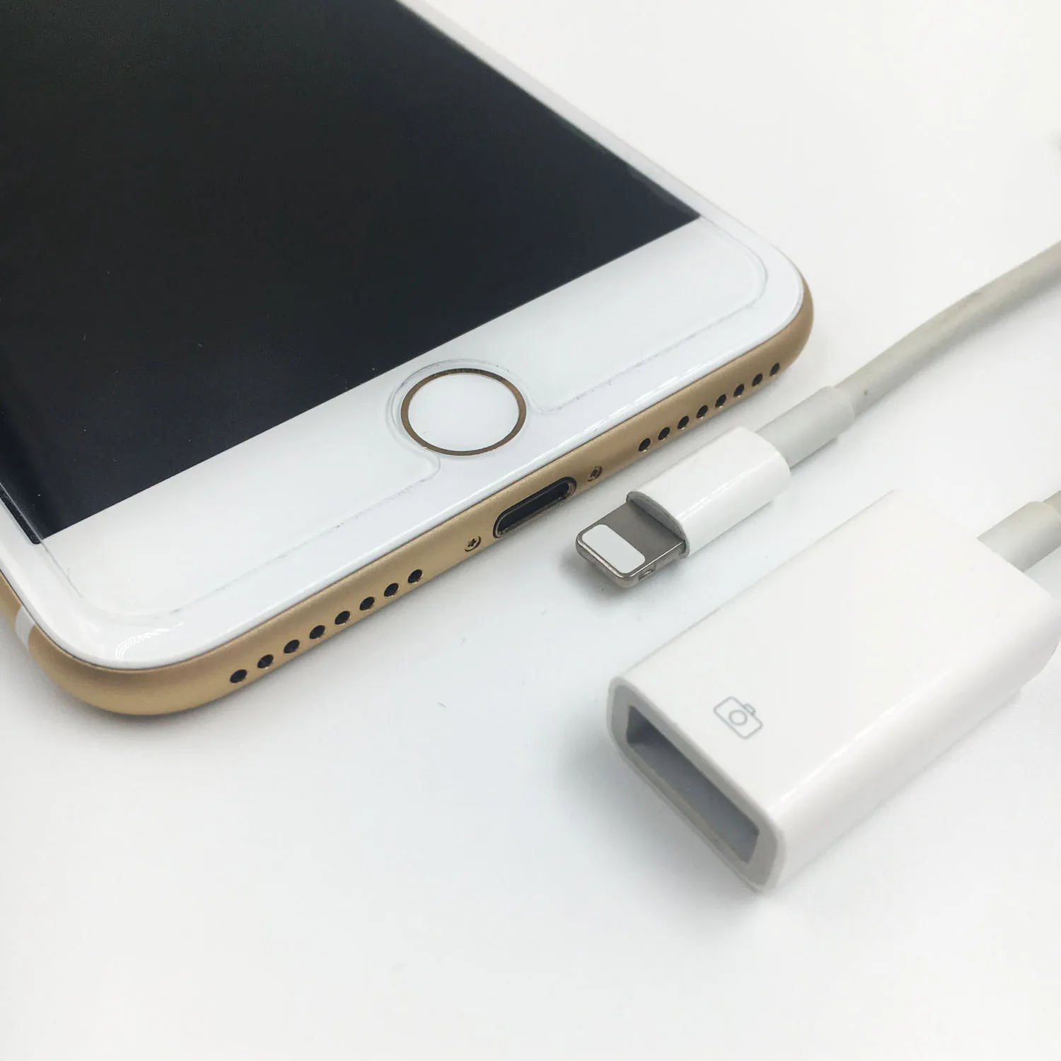 Dongle Lightning Male To Usb Female Converter Cable Camera Card Reader ...