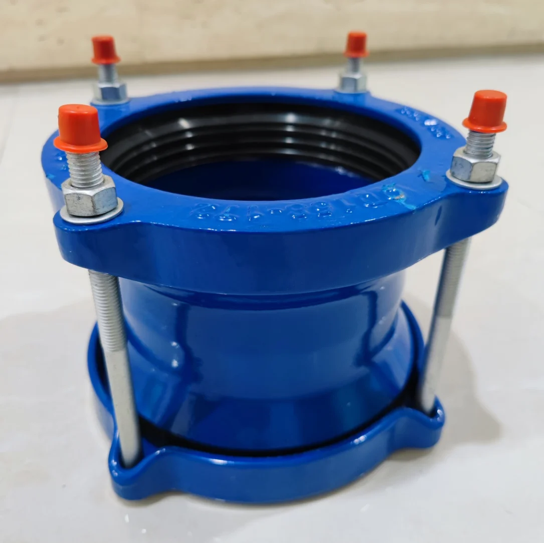 Dn450 454-463mm Universal Flange Adaptor Flexible Coupling For Di Ac Steel Pvc Hdpe Pipe - Buy ...