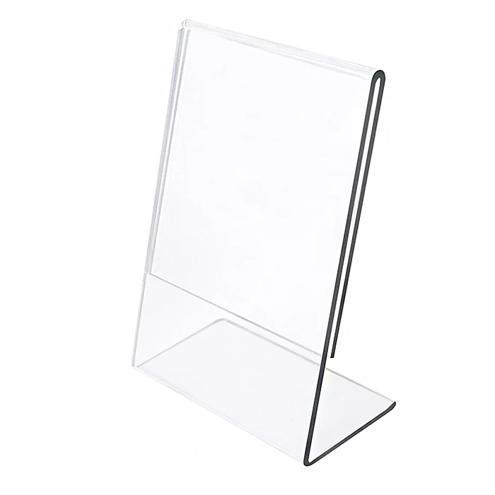 Square Clear Acrylic Wifi QR Code Block for Restaurant