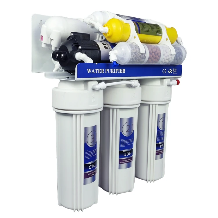 7 Stages 100g Alkaline Mineral Reverse Osmosis Water Filter System For ...