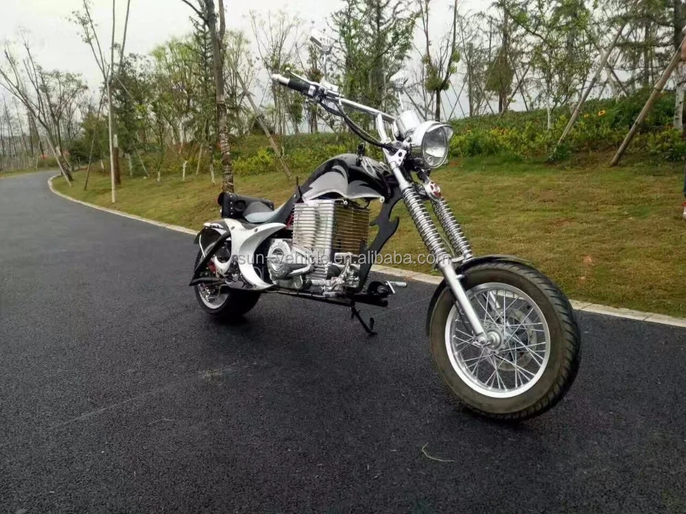 3000W 72V Electric Chopper Motorcycle - Lead-Acid or Lithium Battery