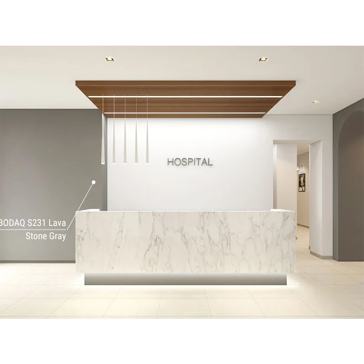 Reception Salon Reception Desks Popular White Round Medical Office ...