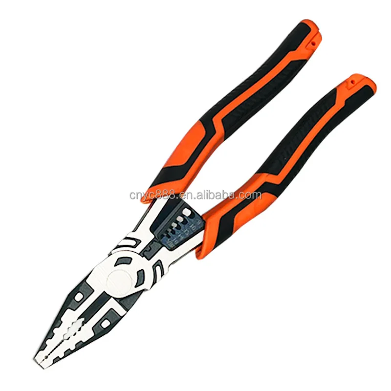 Multifunctional Wire Cutter Automatic Wire Stripping Tools 9'' Industrial Grade Vise Combination ...