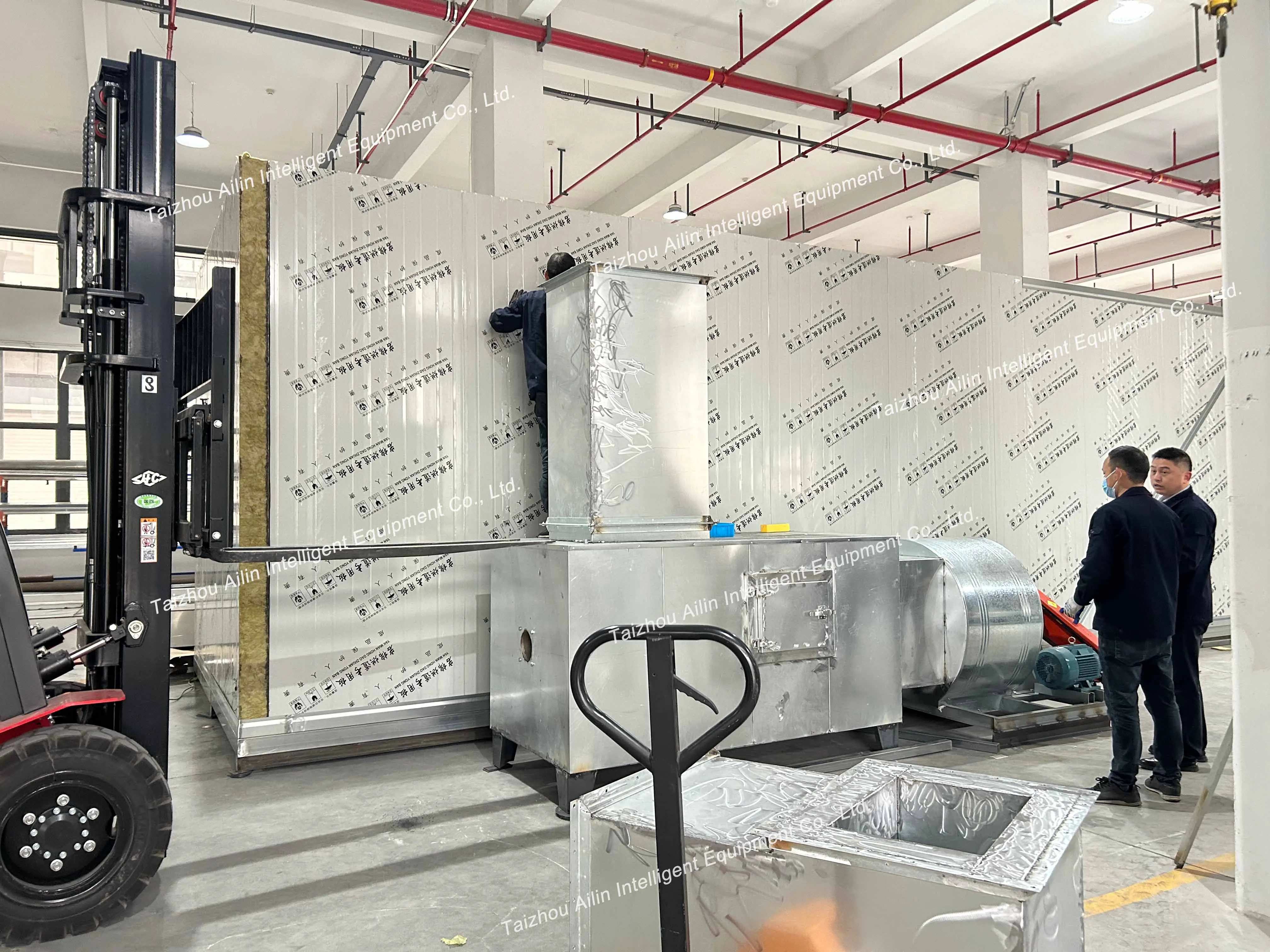 Ailin Industrial Large Powder Coating Curing Oven Gas Heating - Buy Gas ...