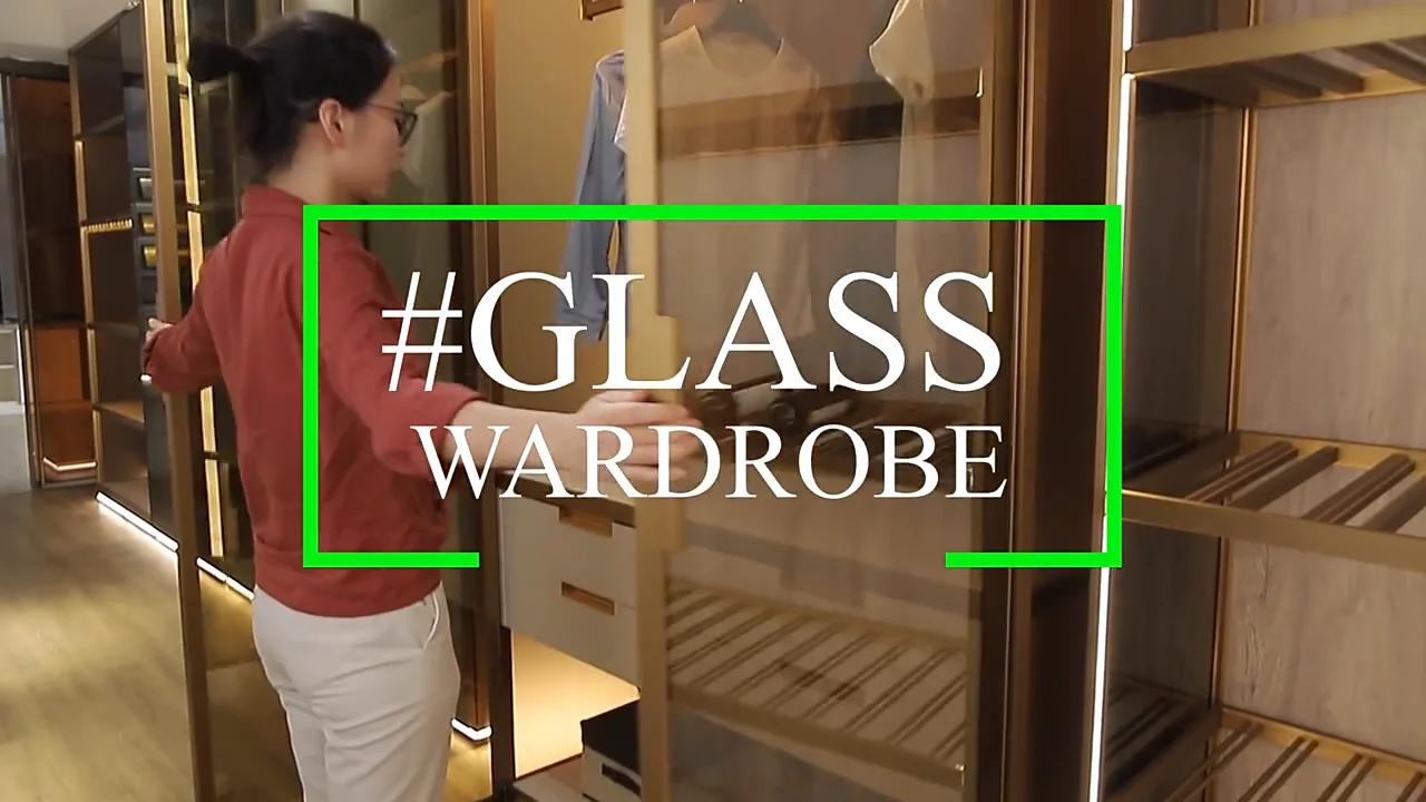 Metal Dressing Room Modern Sliding Clothes Wardrobe Cabinet Design ...