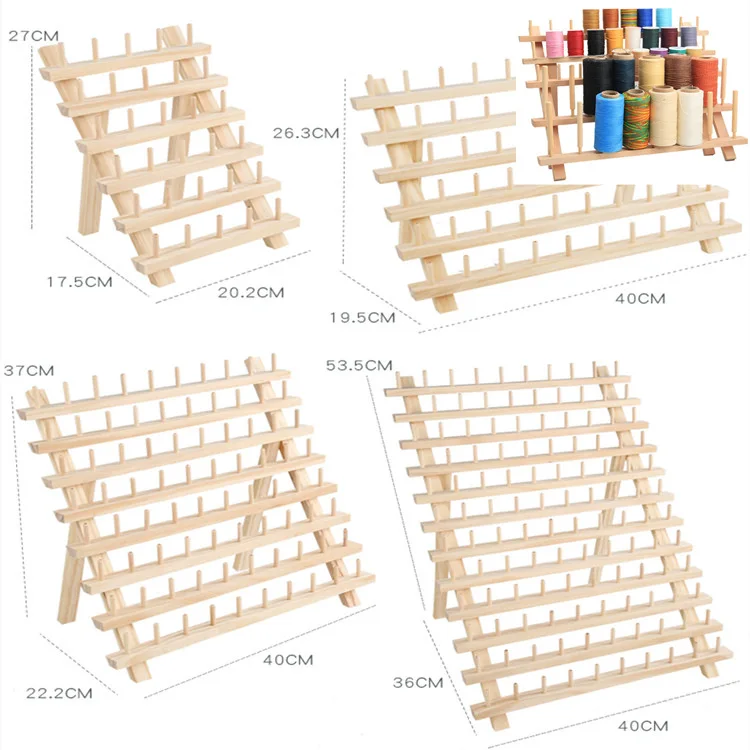 Wooden Spool Thread Sewing Thread Rack - Custom Holder