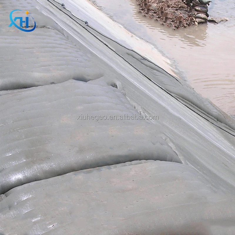 Nonwoven Geotextile Fabriform Concrete Linings for Slope Protection