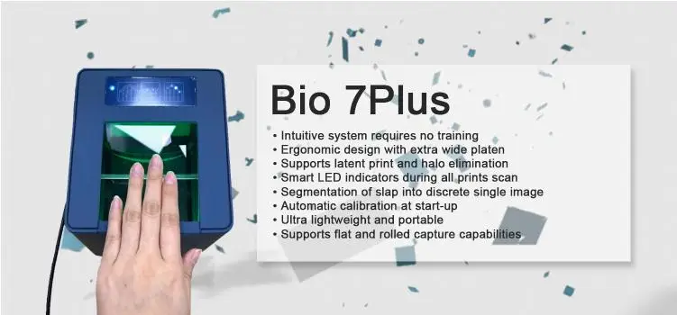 Hf - Bio7plus Branding Fingerprint Collect Device Biometric Register ...