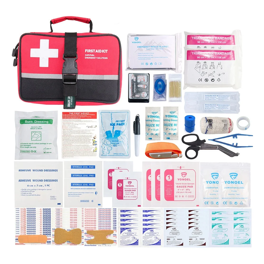 Emergency Trauma Medical First Aid Kit Bag Home Office First Aid Kit ...