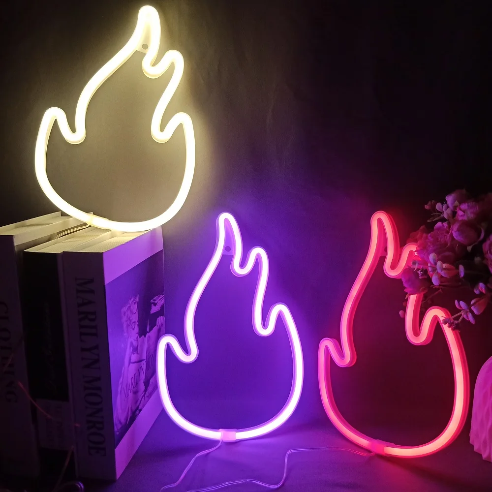 2021 New LED Neon Night Light Sign Wall Art Sign Night Lamp Xmas ...