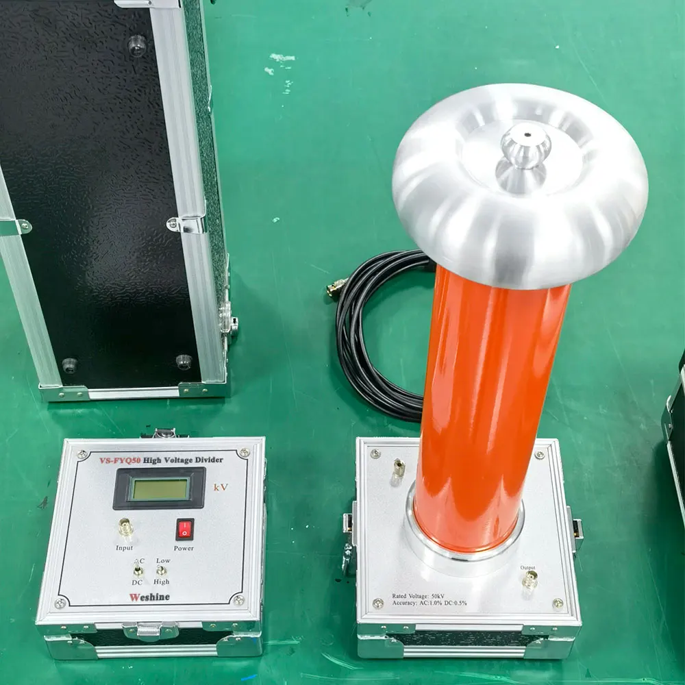 50kV HV High Voltage Divider for AC/DC Testing - Accurate 1% to 0.5% ...
