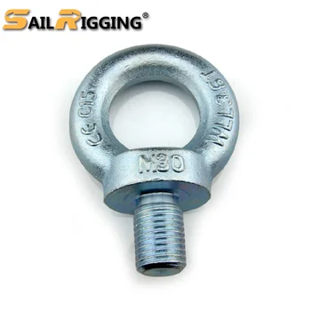 Din580 Lift Eyebolt M24 C15/c15e Carbon Steel Forged Eye Bolt ...