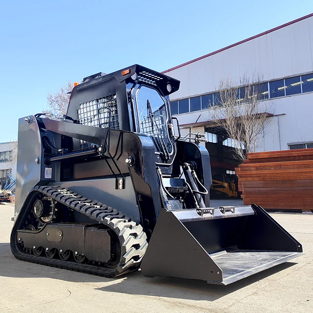 Free Shipping YHMG Mini Skid Steer Diesel Loader Cheap YH65 Wheel ...