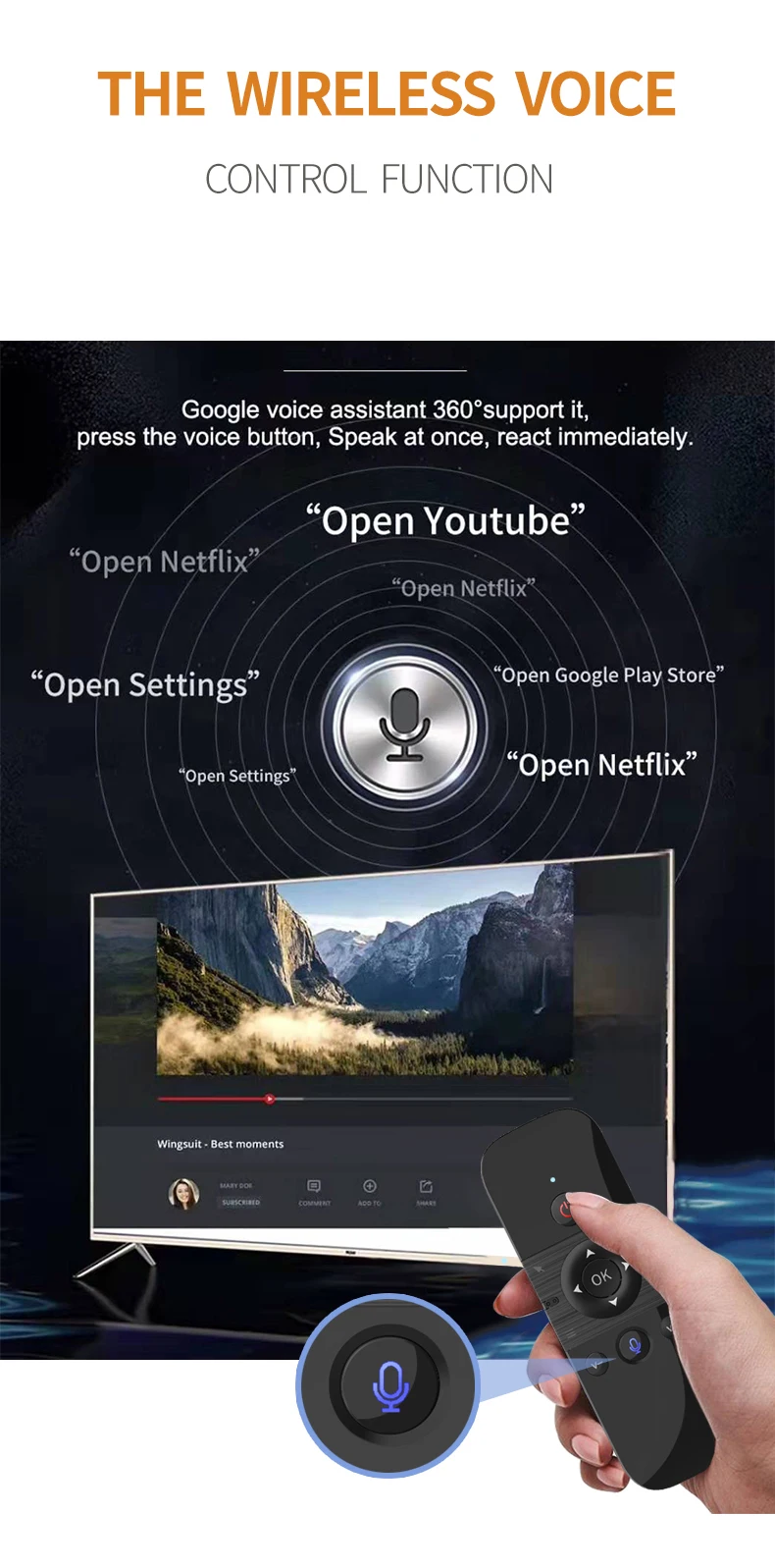 M8 Air Mouse - Versatile Remote Control for Home Automation