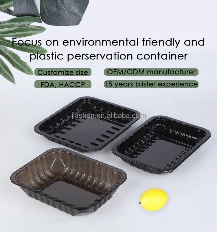 Customized Pp Pet Thermoforming Disposable Vaccum Forming Plastic Meat ...