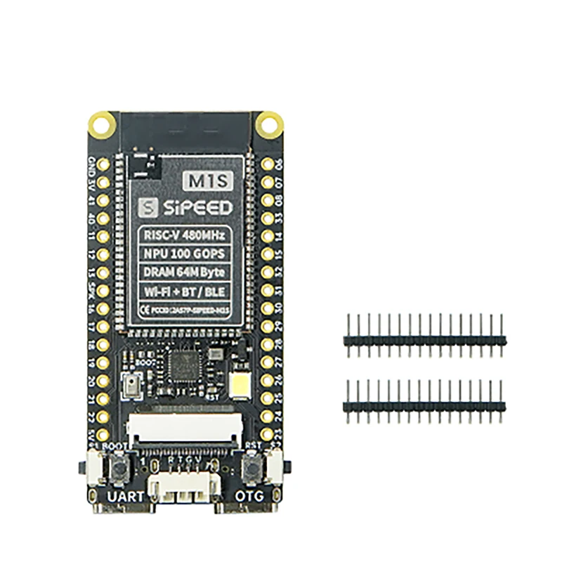 M1s Dock based on BL808 RISC-V 480Mhz+NPU BLAI-100 768KB SRAM+64MB UHS ...