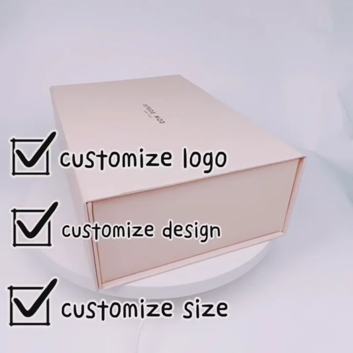 Sencai Foldable Flat Print Packaging Gift Boxes Cardboard Logo Printing ...