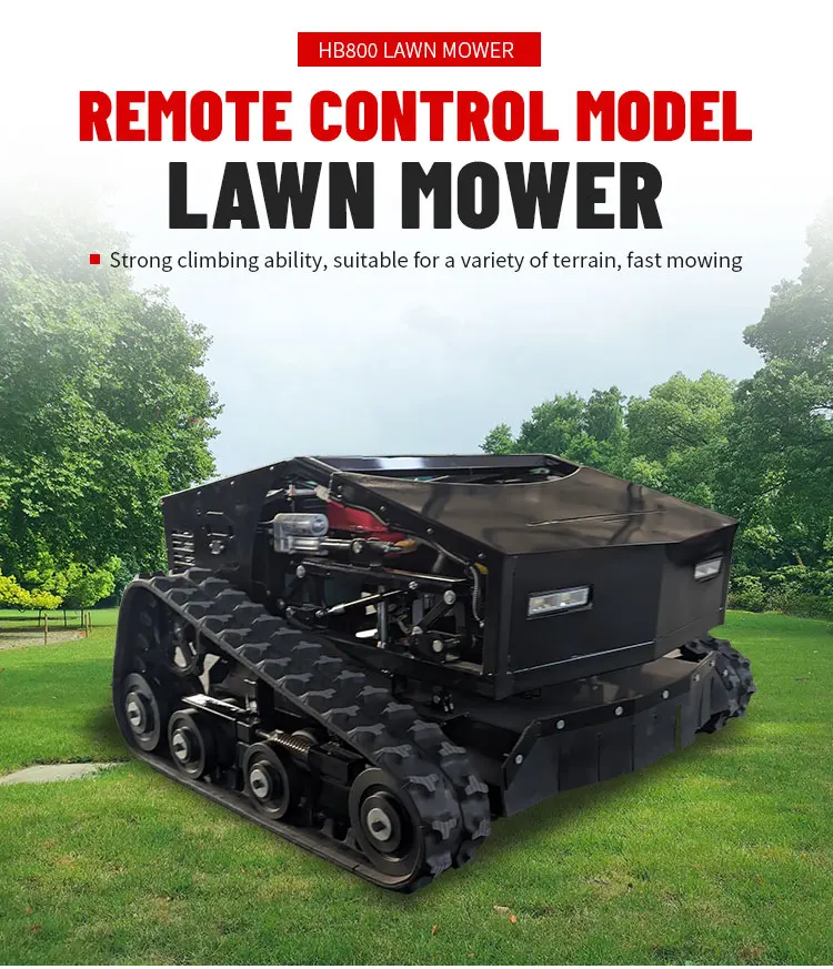 Automatic 125cc Industrial Smart Lawn Mower Robot Self-Propelled Petrol ...