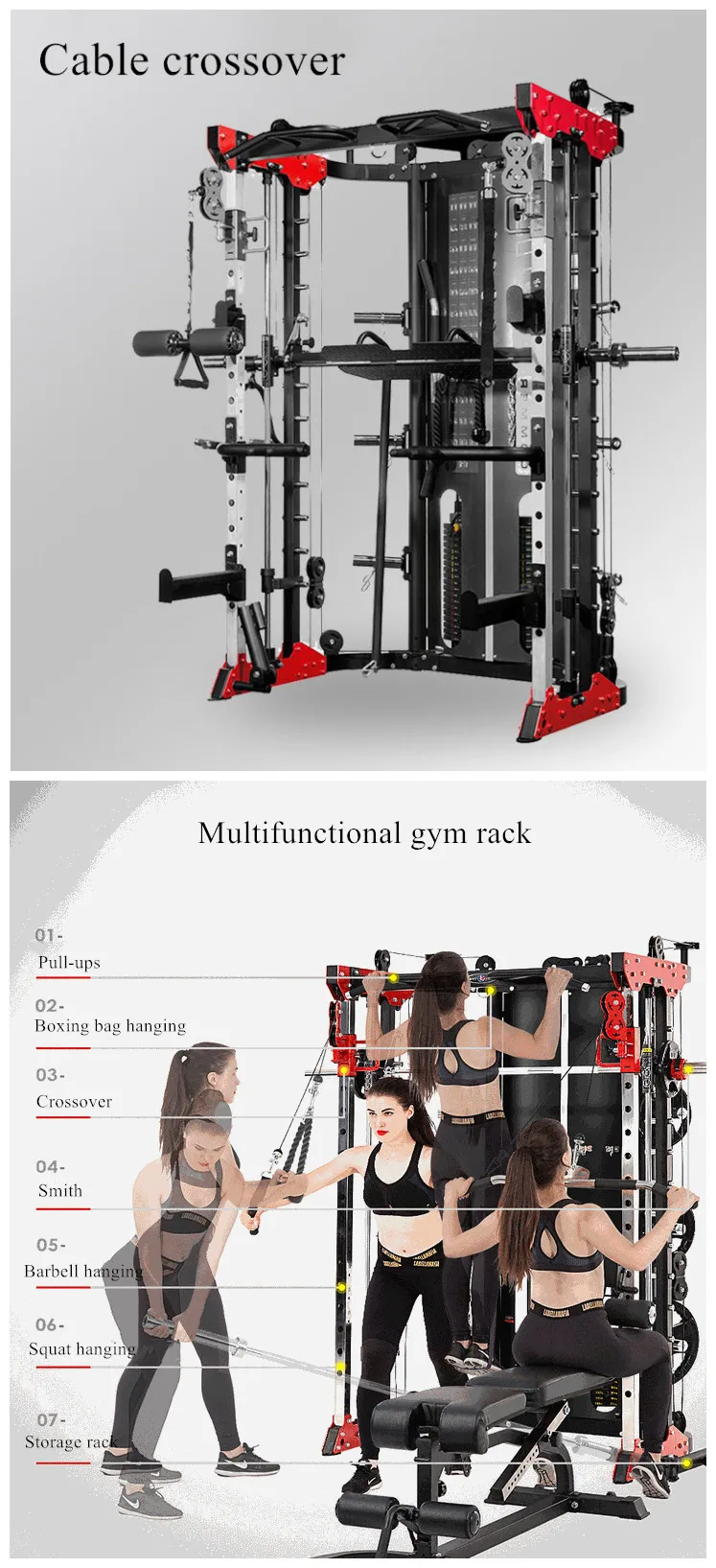 Marcy Smith Machine - Versatile Power Rack for Strength Training