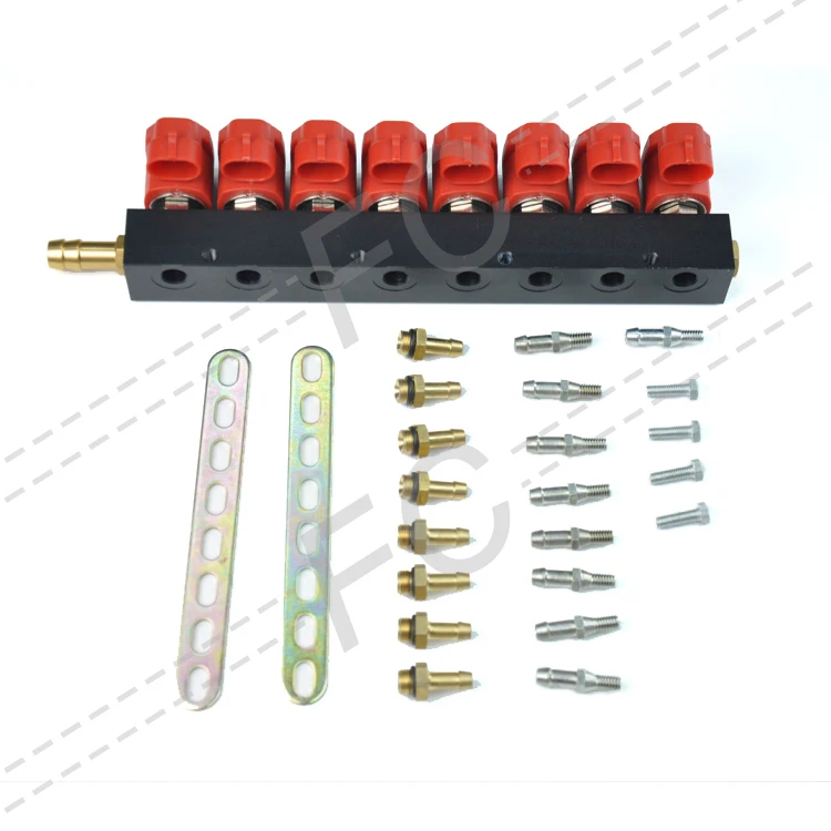 Fc 8-cylinder Injector Rail - Common Rail Injector Parts For Auto Gas ...
