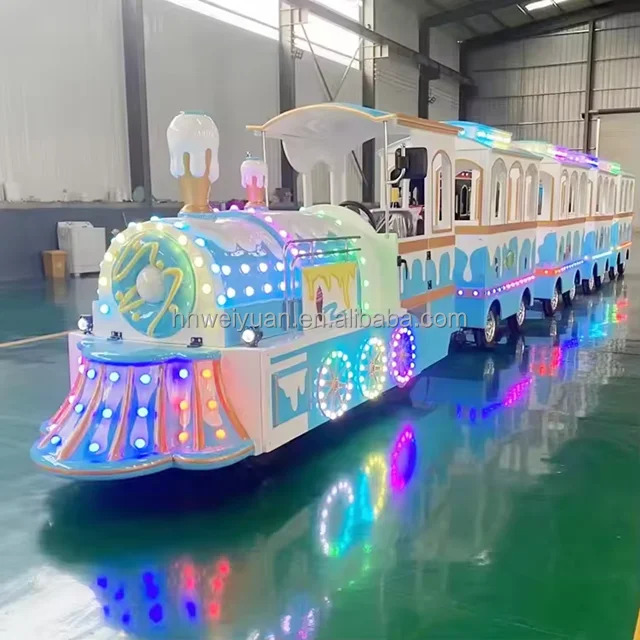 Deluxe Electric Track Train Ride for Kids | Commercial Playground ...