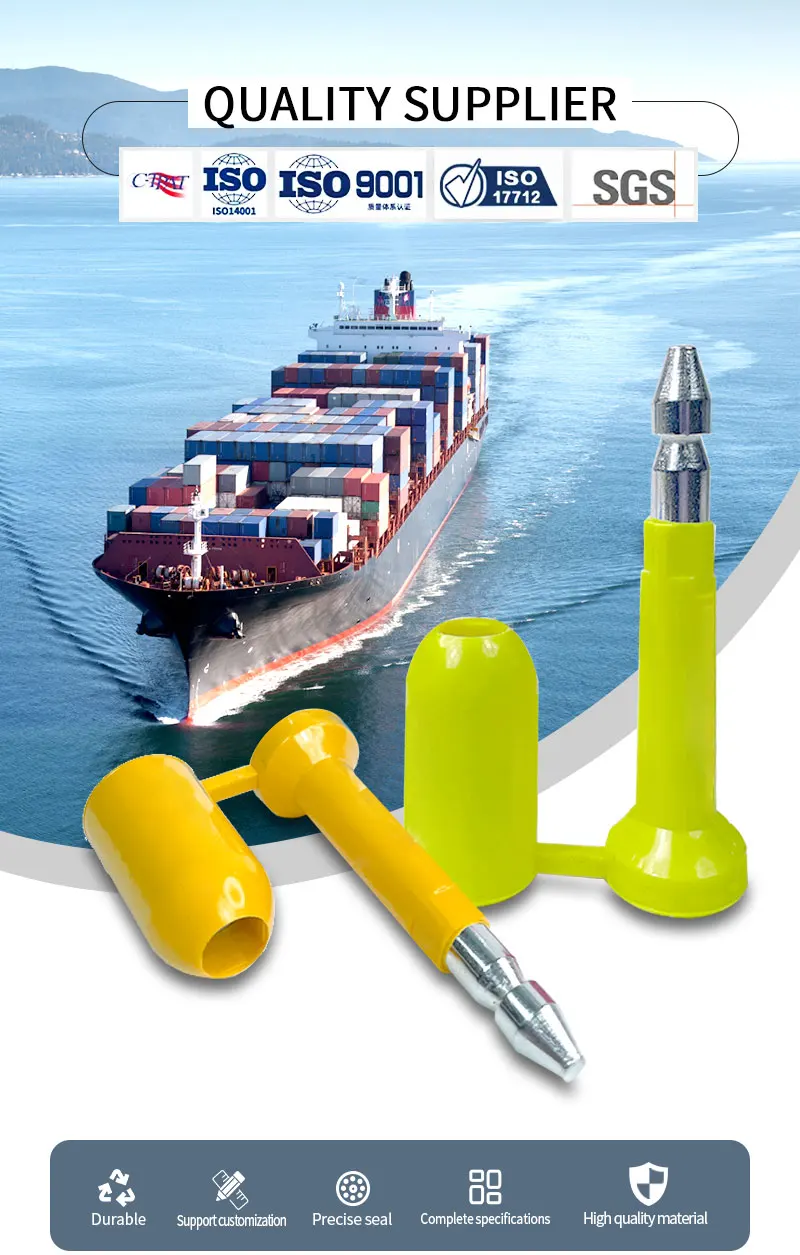 High Security Container Door Lock Bolt Seal Barrier Bolt Seal For ...