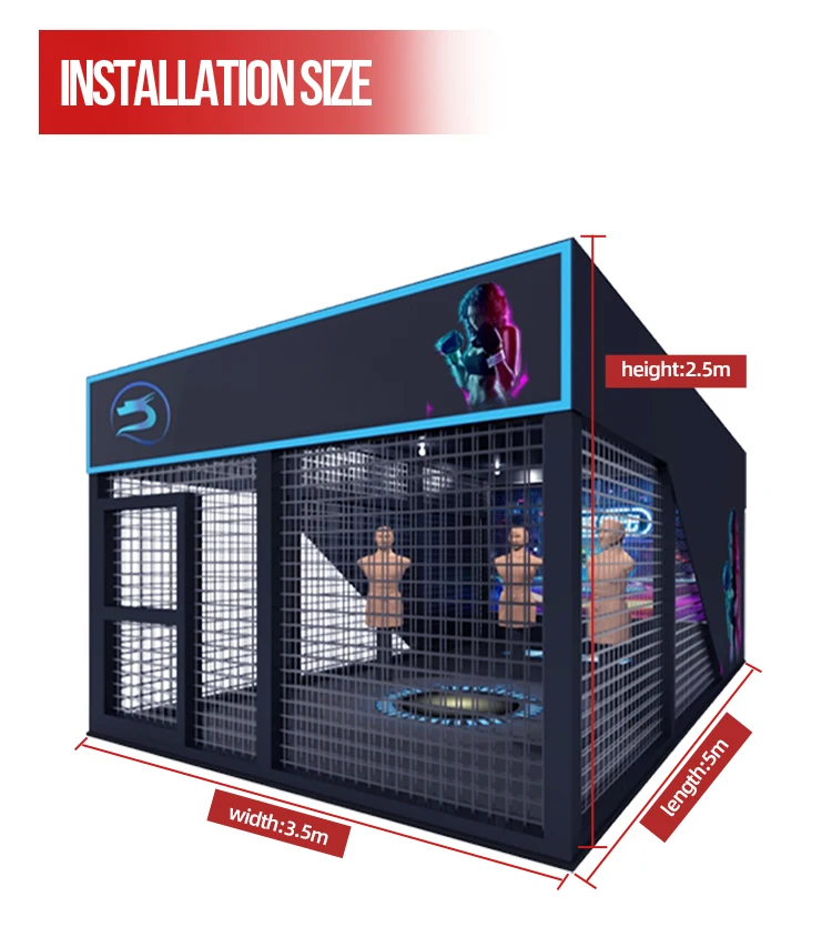 Boxing Simulator Arcade Machine Indoor Sport Equipment Professional ...