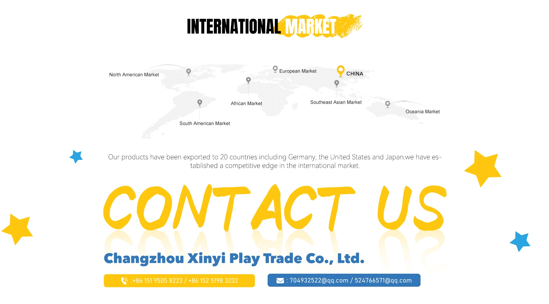 Company Overview - Changzhou Xinyi Play Trade Co., Ltd.