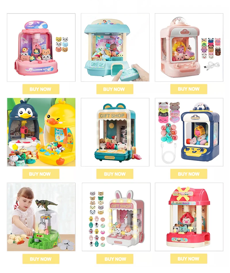 Kids Mini Vending Machines Candy Grabber Prize Dispenser Toys Claw ...