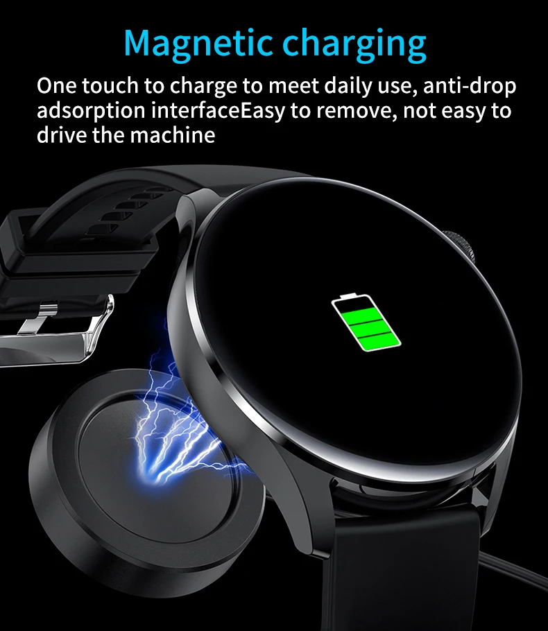 New Design Smartwatch Gen3 1.28inch Round Touch Screen Smart Watch ...