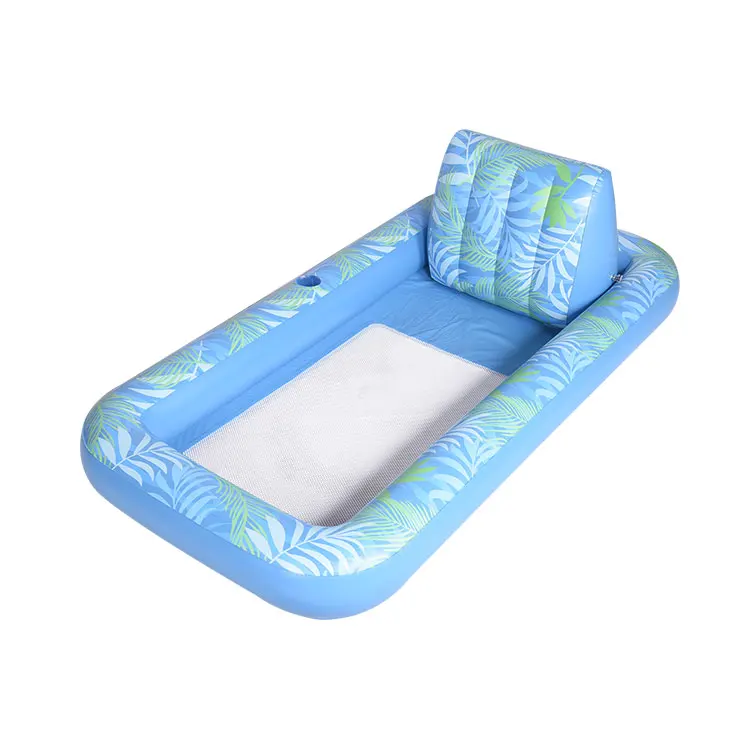 Custom Swimming Pool Floats Beach Floats Mesh Inflatable Lounge Chair ...