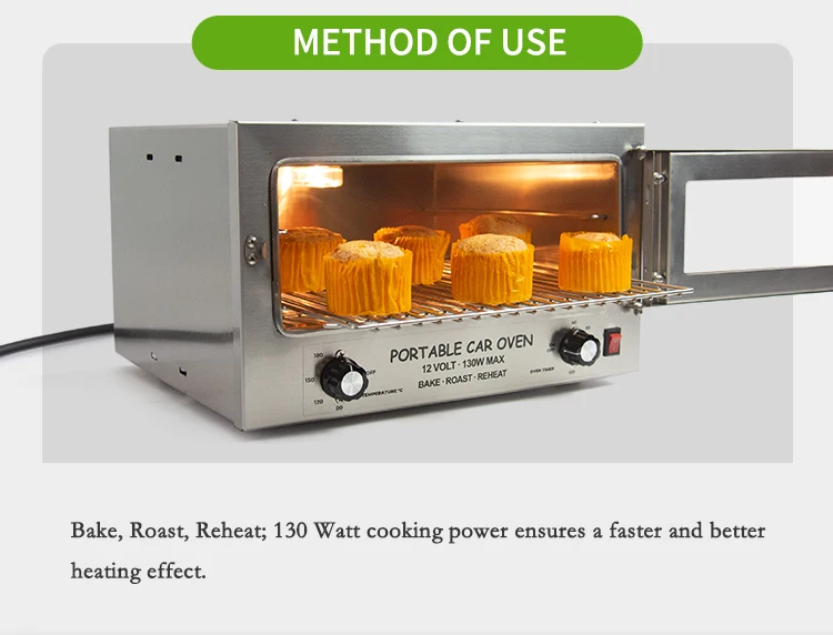 Customizable 12v Electric Oven Pizza Oven For Rv Camping Toaster Car ...